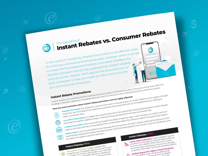 The Benefits of Instant Rebates vs. Consumer Rebates