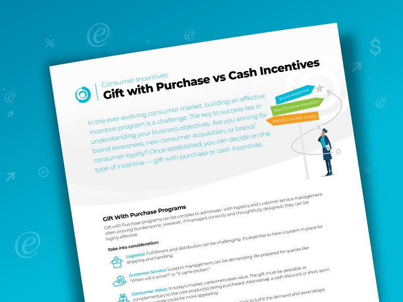 Consumer Incentives: Gift with Purchase vs Cash Incentives