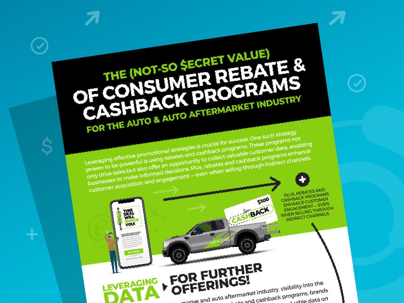The Not-so Secret Value of Consumer Rebates & Cashback Programs Auto