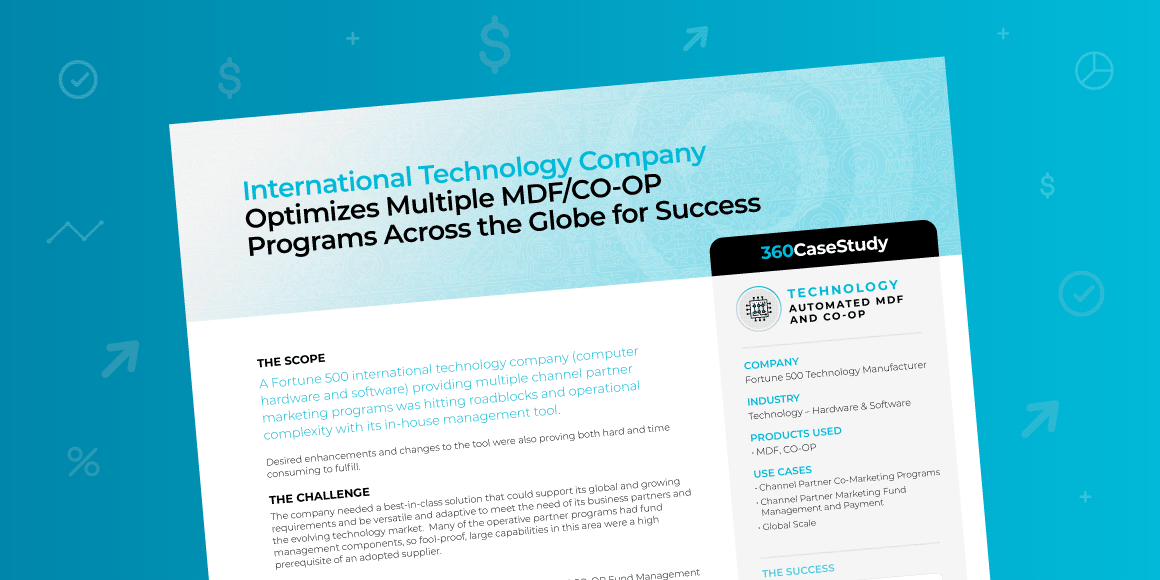 Technology: MDF & Co-Op Solution for Success