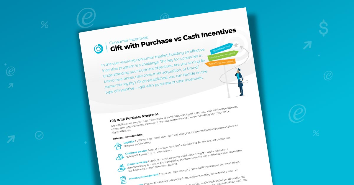 Consumer Incentives: Gift with Purchase vs Cash Incentives